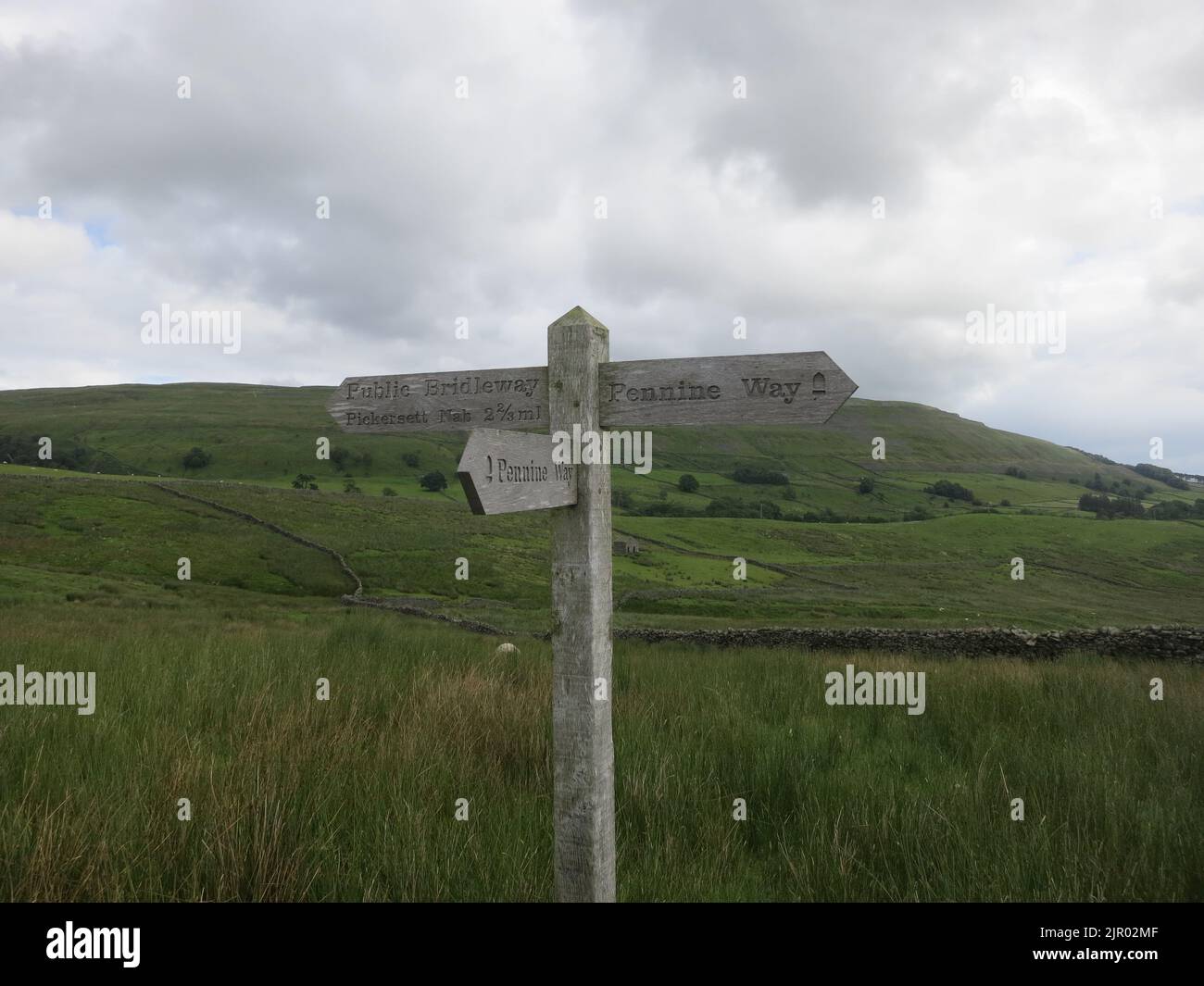 The Pennine Way National Trail Long-distance hiking trail. England. UK ...