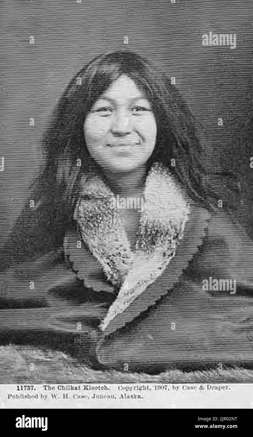 Tlingit Indian woman, circa 1907 (AL+CA 6107 Stock Photo - Alamy