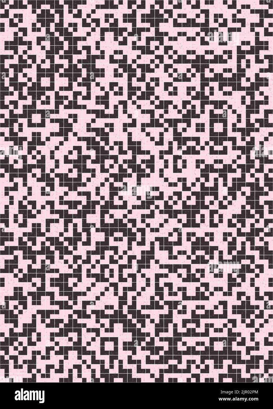 Abstract Geometrical generative computational art illustration Stock ...