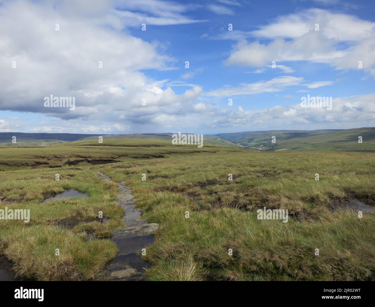 The Pennine Way National Trail Long-distance hiking trail. England. UK ...