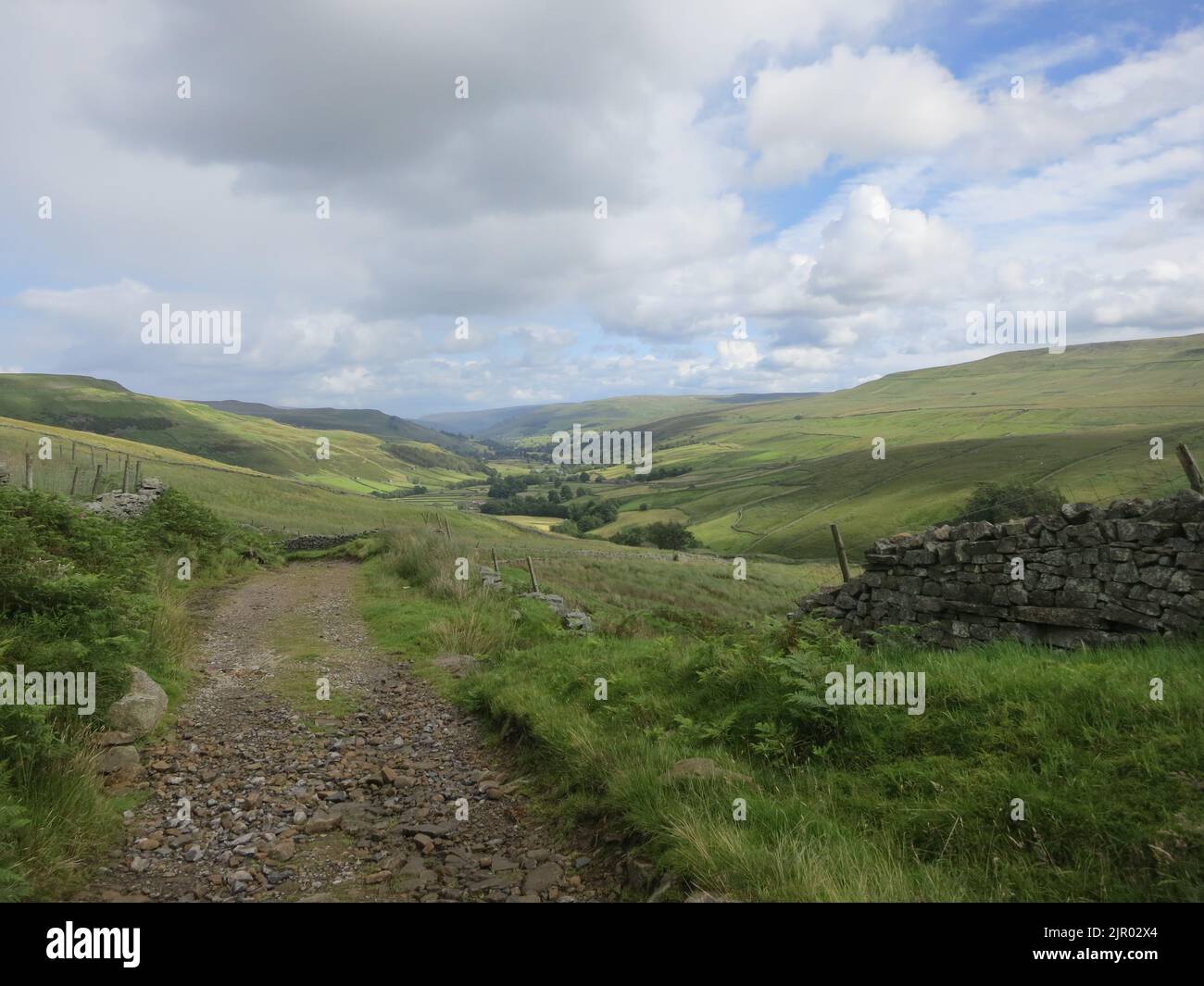 The Pennine Way National Trail Long-distance hiking trail. England. UK ...