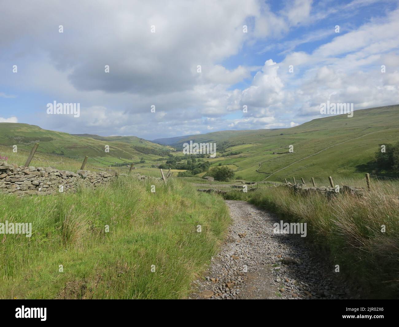 The Pennine Way National Trail Long-distance hiking trail. England. UK ...