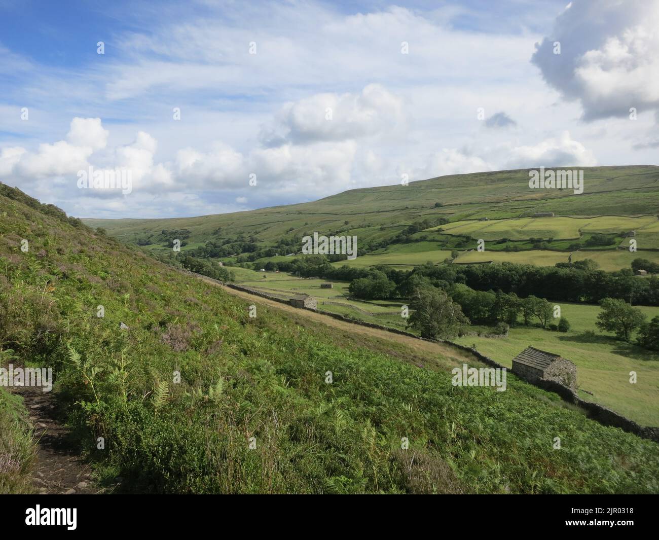 The Pennine Way National Trail Long-distance hiking trail. England. UK ...