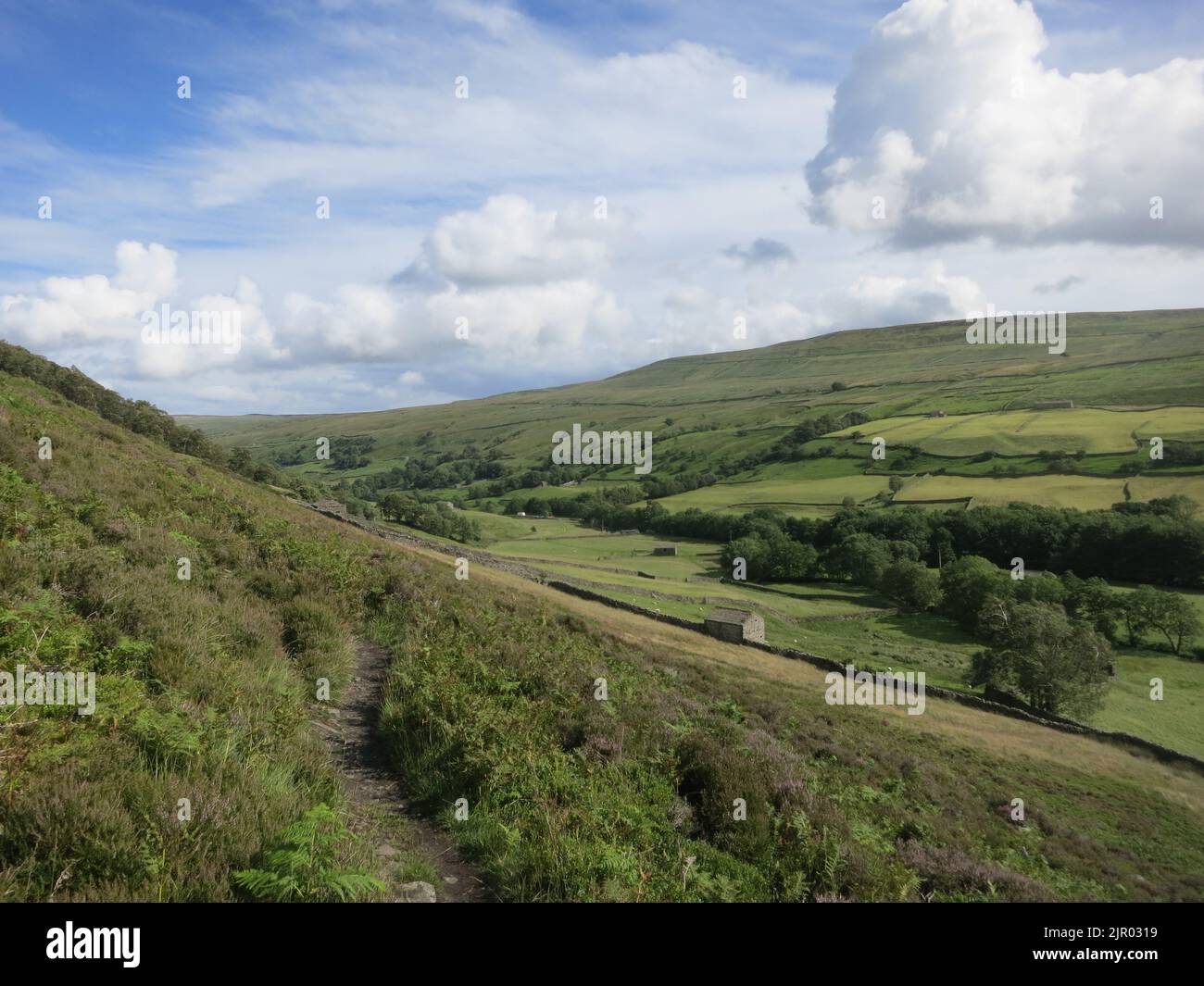 The Pennine Way National Trail Long-distance hiking trail. England. UK ...
