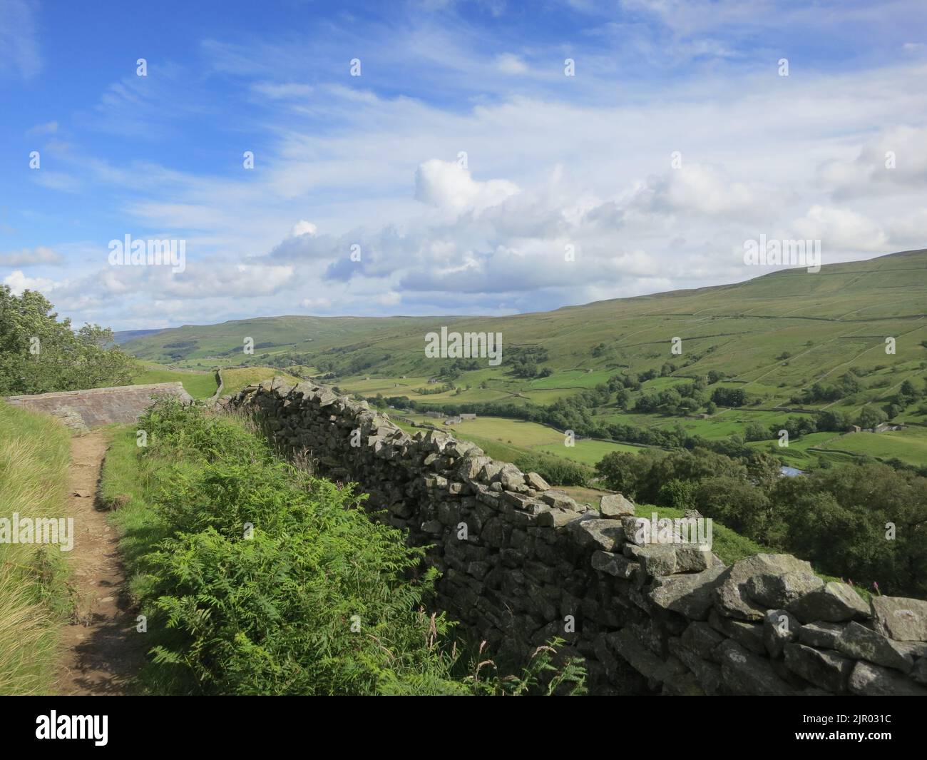 The Pennine Way National Trail Long-distance hiking trail. England. UK ...