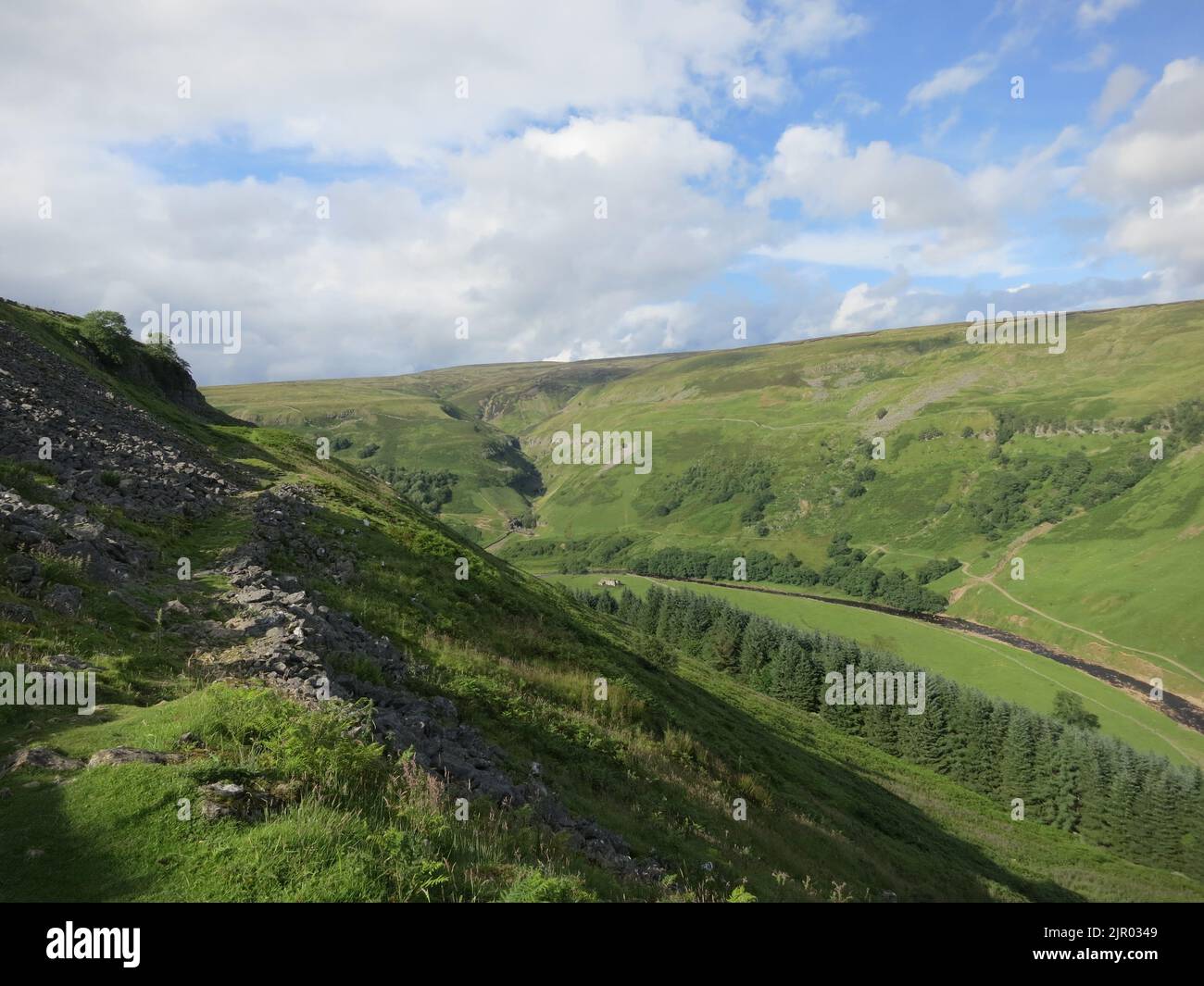 The Pennine Way National Trail Long-distance hiking trail. England. UK ...
