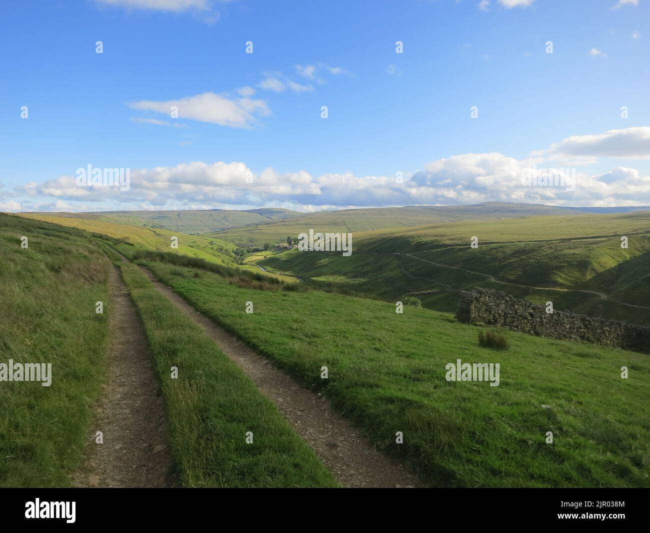 The Pennine Way National Trail Long-distance hiking trail. England. UK ...