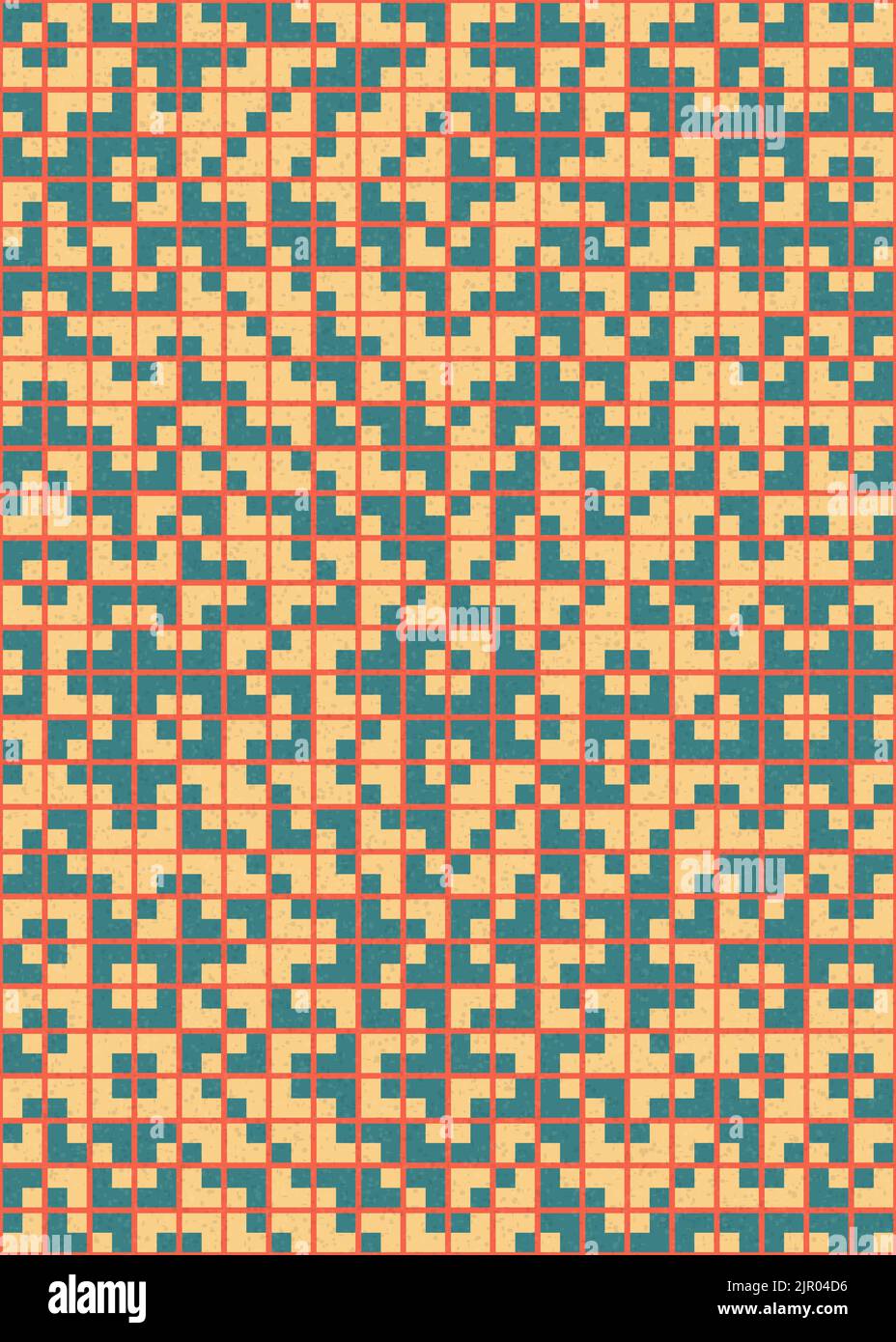 Abstract Geometrical generative computational art illustration Stock ...