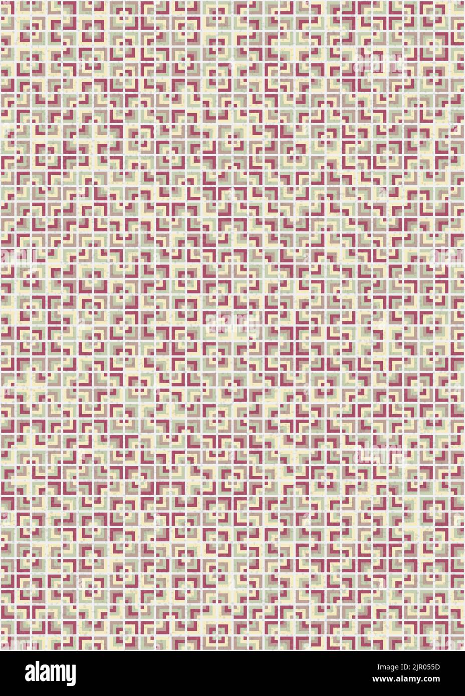 Abstract Geometrical generative computational art illustration Stock ...