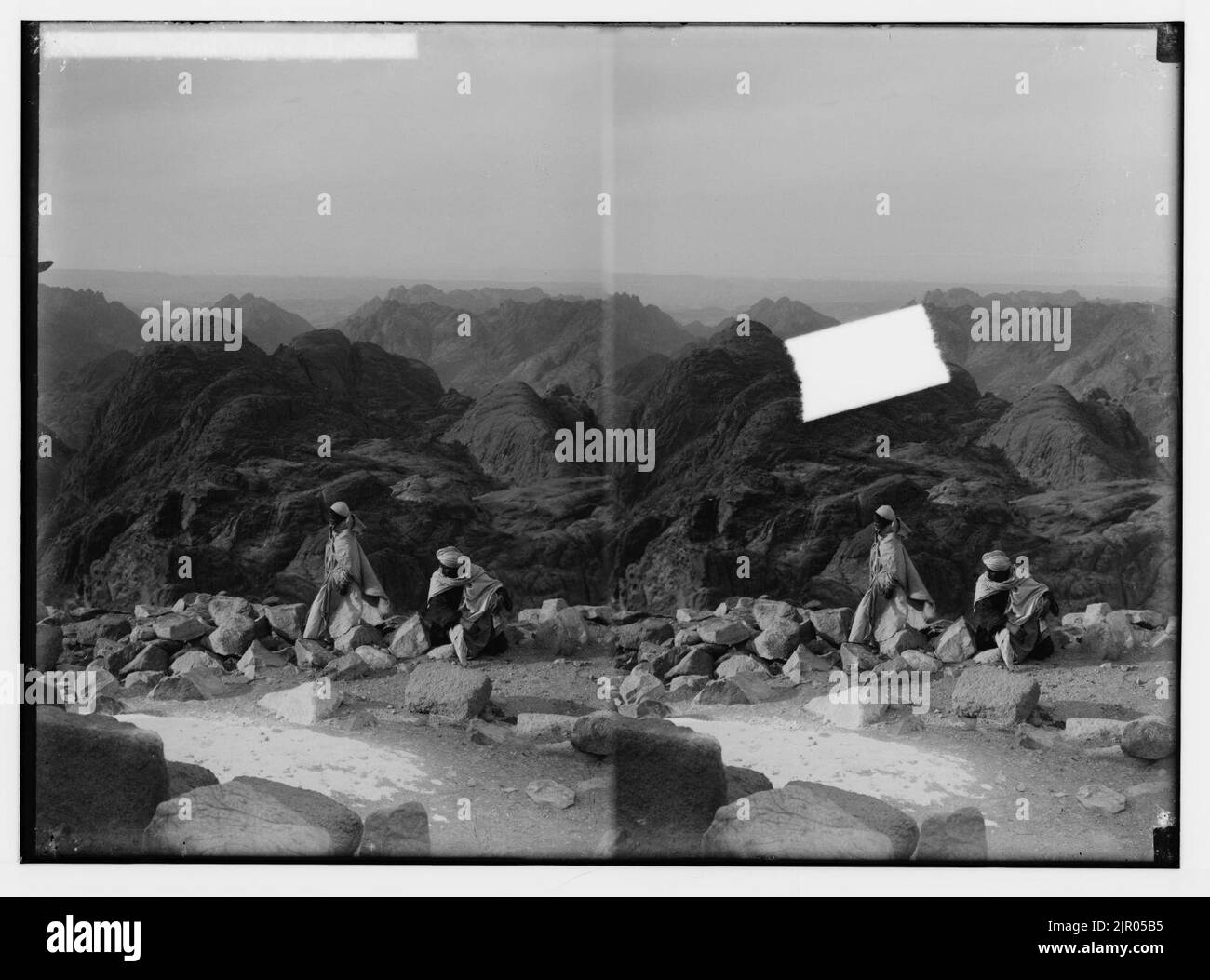 To Sinai via the Red Sea, Tor, and Wady Hebran. Ras Safsaf from Jebel ...