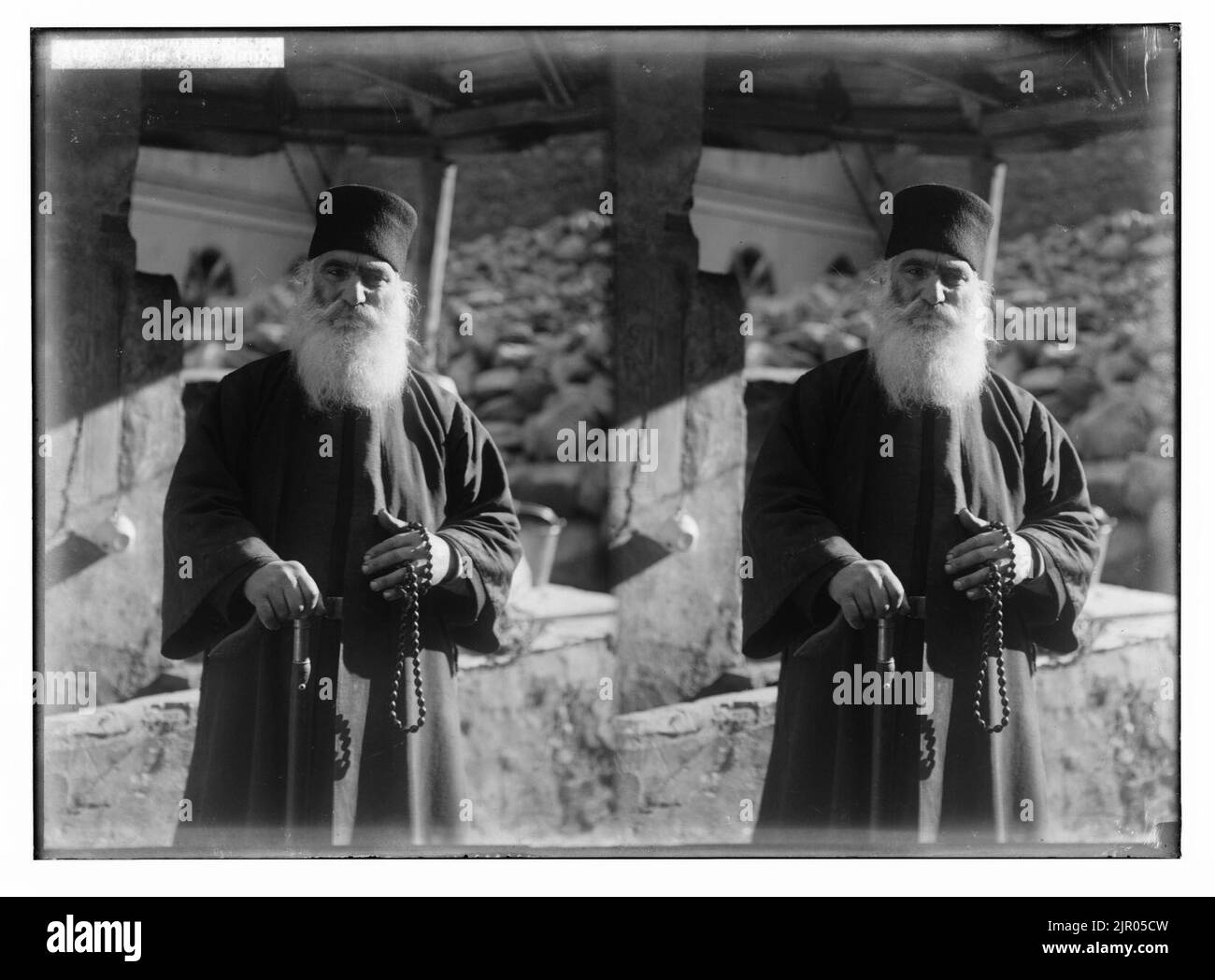 To Sinai via the Red Sea, Tor, and Wady Hebran. The old monk (Monastery ...