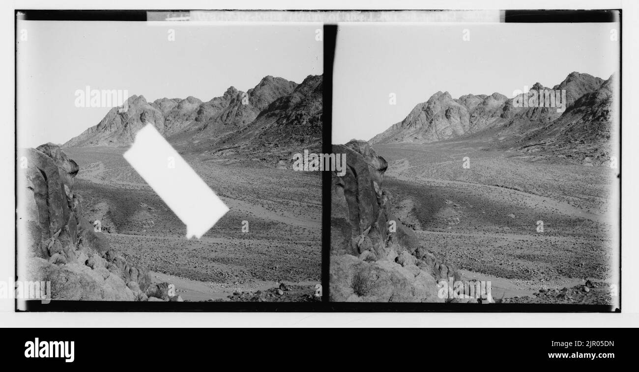 To Sinai via the Red Sea, Tor, and Wady Hebran. Wady Er-Raha, Plain of ...