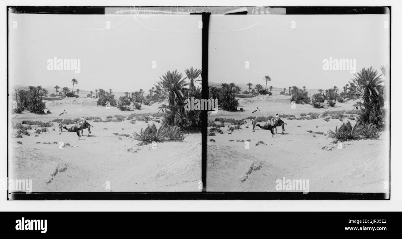 To Sinai via the Red Sea, Tor, and Wady Hebran. Village of el-Wad Stock ...