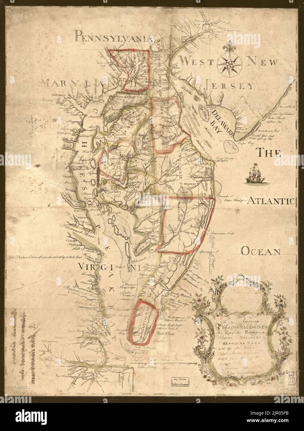 To the American Philosophical Society, this map of the peninsula ...