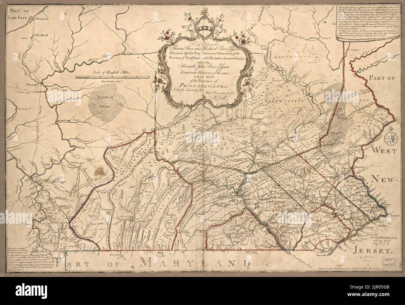 The honorable thomas penn and richard penn hi-res stock photography and ...