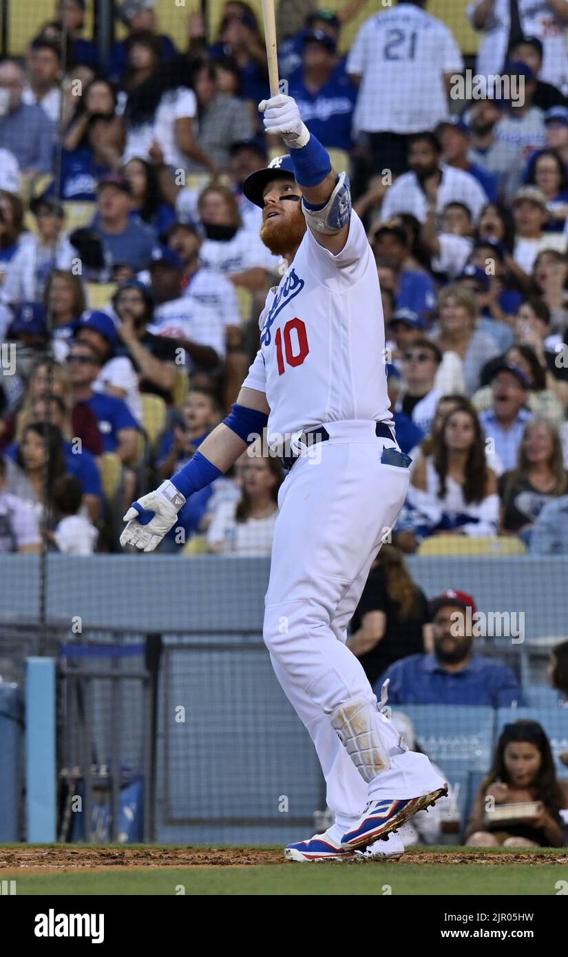 Los Angeles, United States. 21st Aug, 2022. Los Angeles Dodgers Justin ...