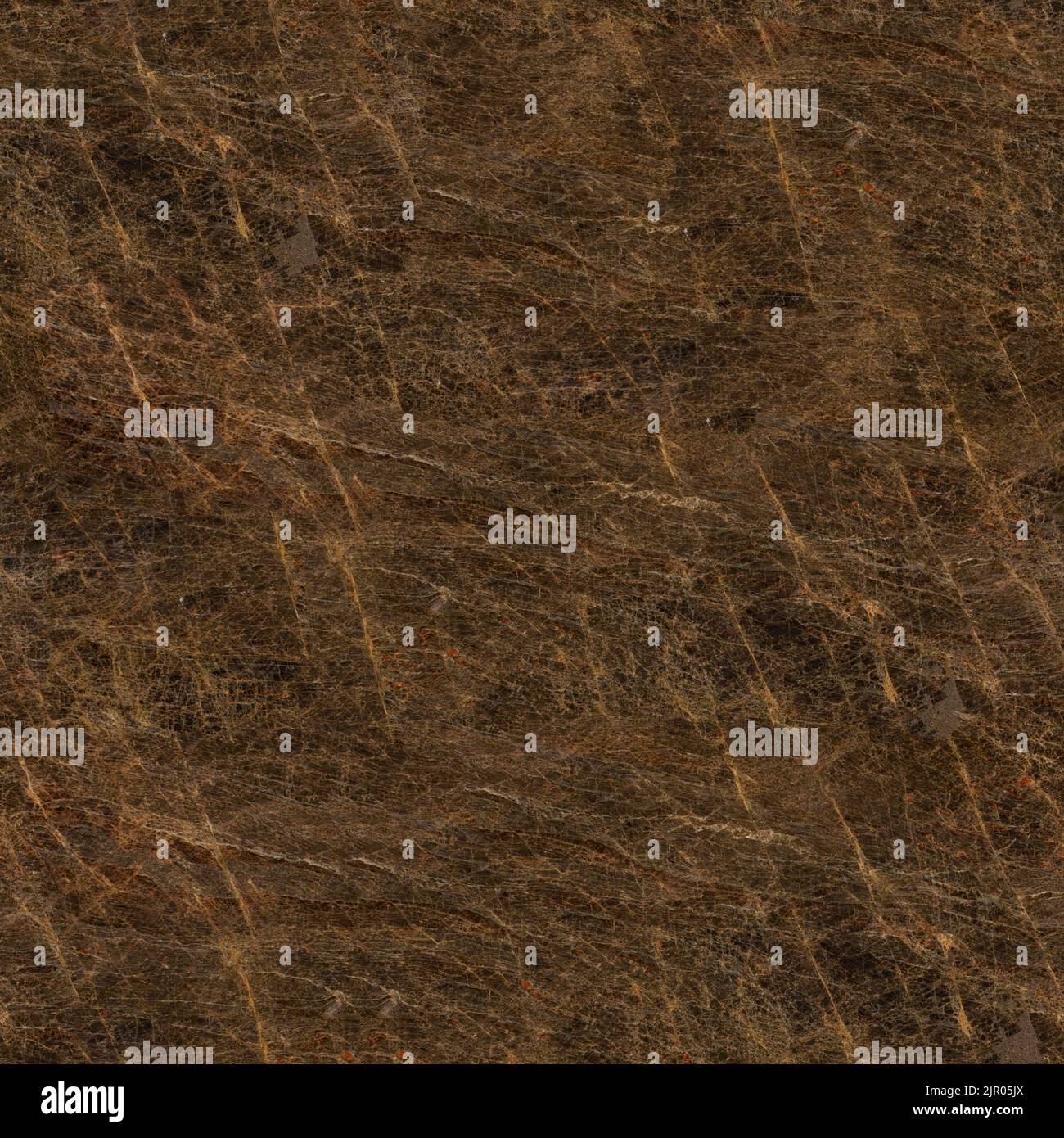 Dark brown granite texture with contrast lines. Seamless square ...