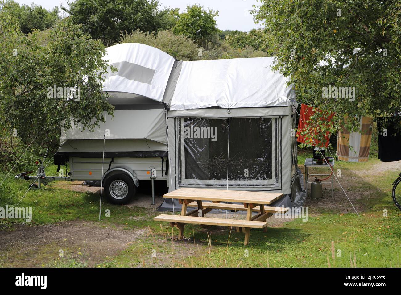 Folding trailers hi-res stock photography and images - Alamy