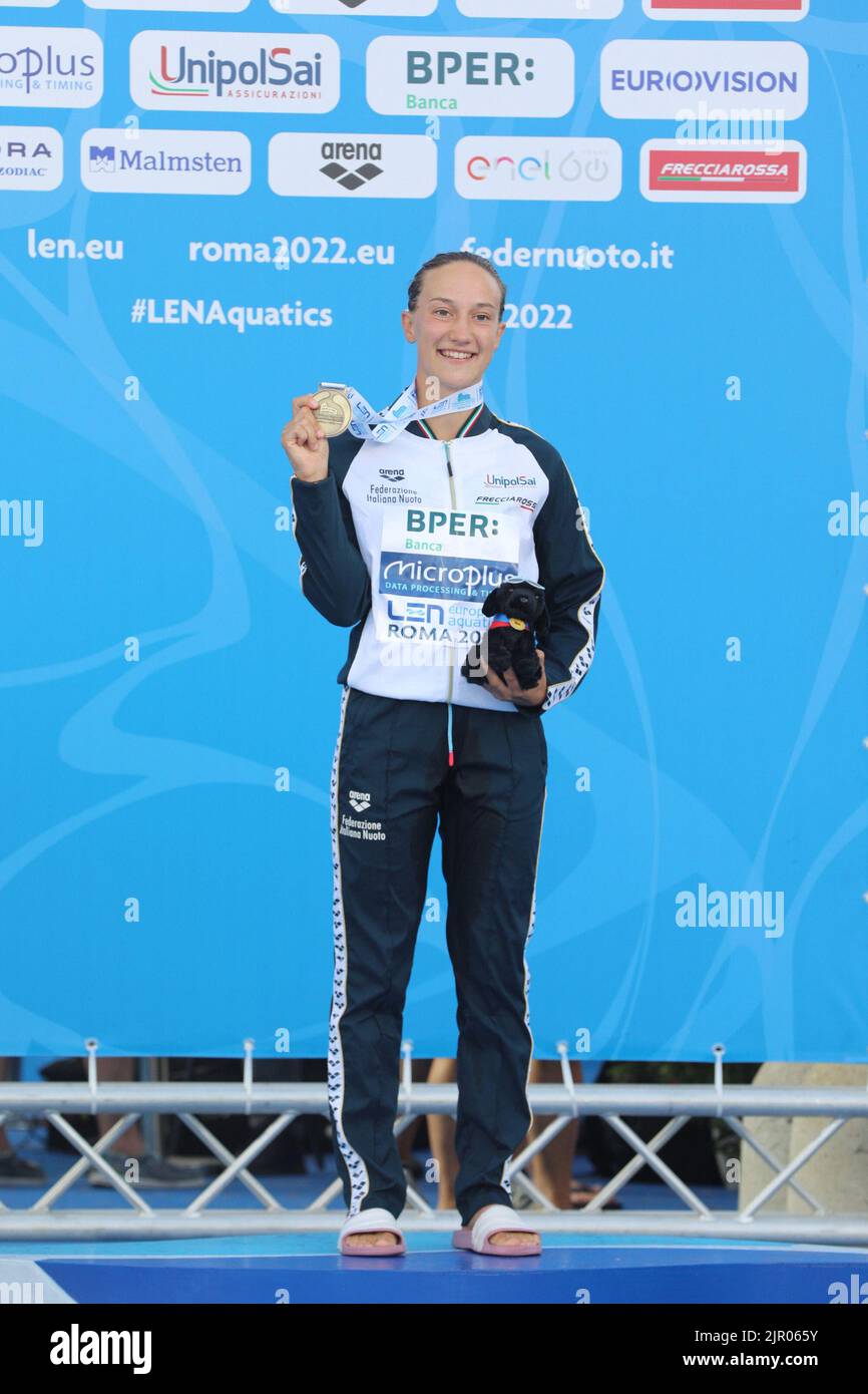 Rome, Italy. 19th Aug, 2022. At Foro Italico of Rome, day nine of ...