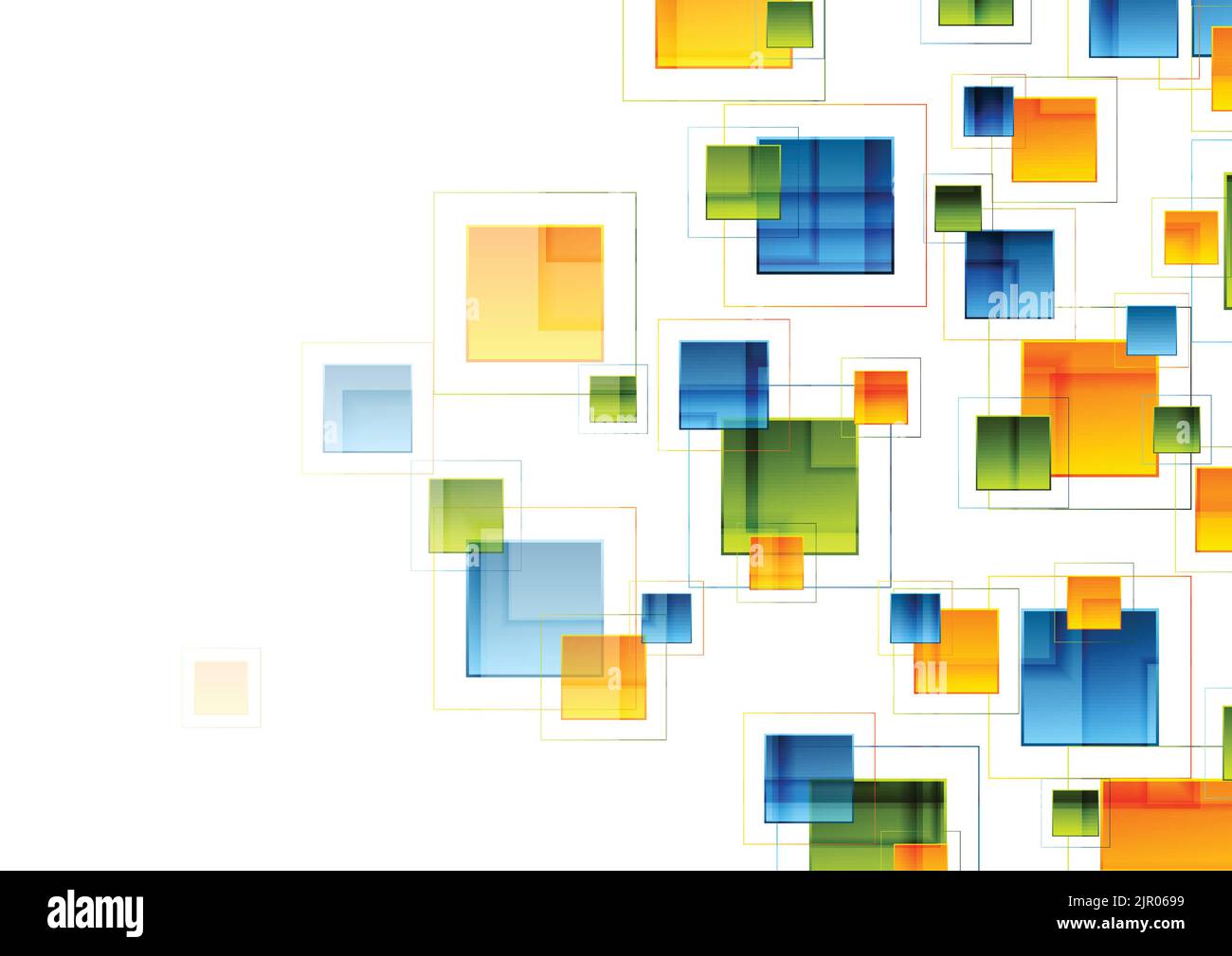 Colorful glossy squares abstract hi-tech background. Vector design ...