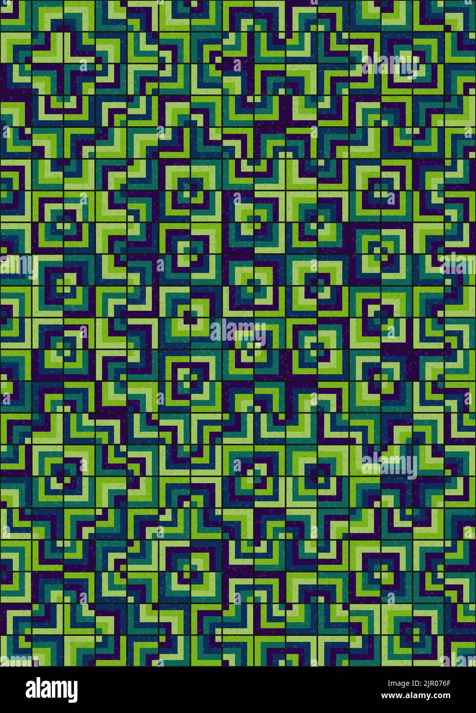 Abstract Geometrical generative computational art illustration Stock ...