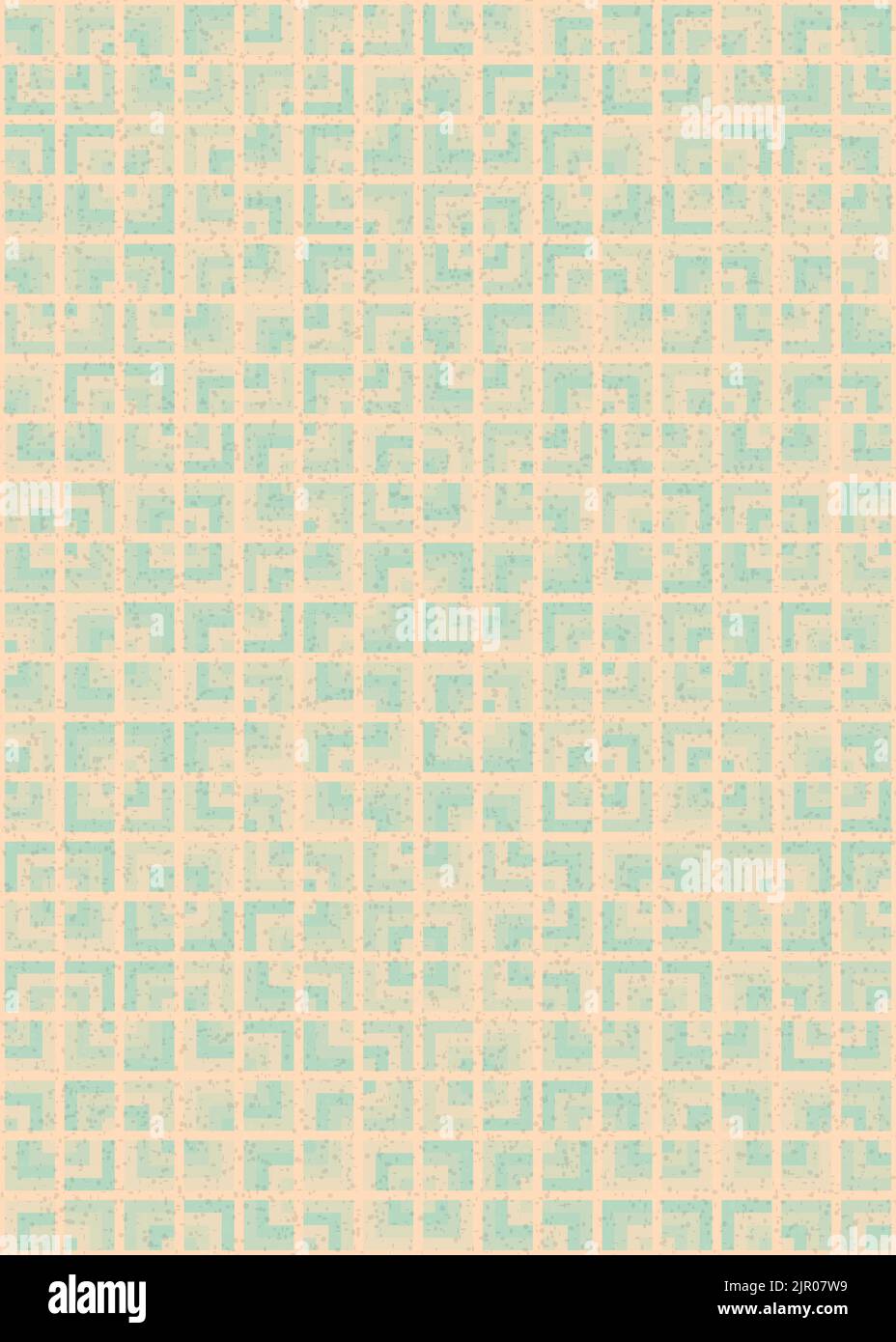 Abstract Geometrical generative computational art illustration Stock ...