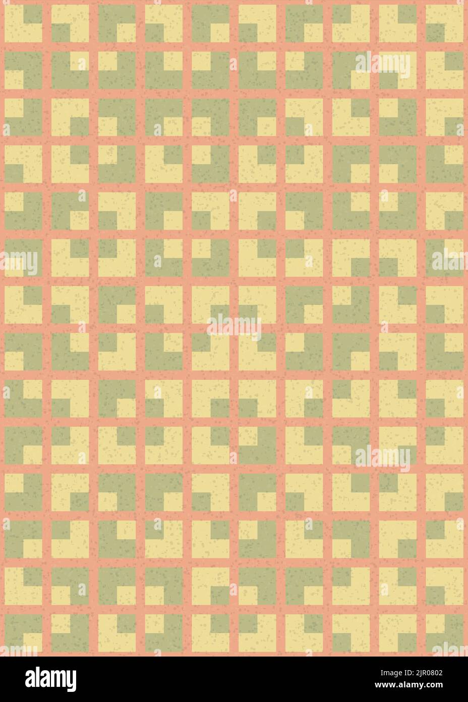 Abstract Geometrical generative computational art illustration Stock ...