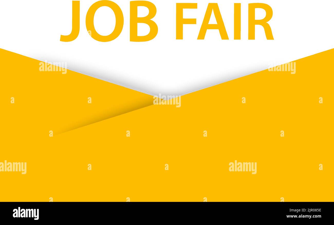 Job fair banner vector with copy space for business, marketing, flyers ...