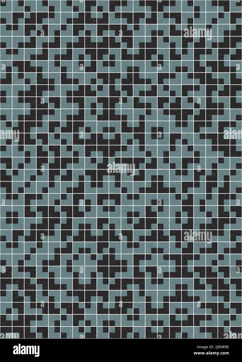 Abstract Geometrical generative computational art illustration Stock ...