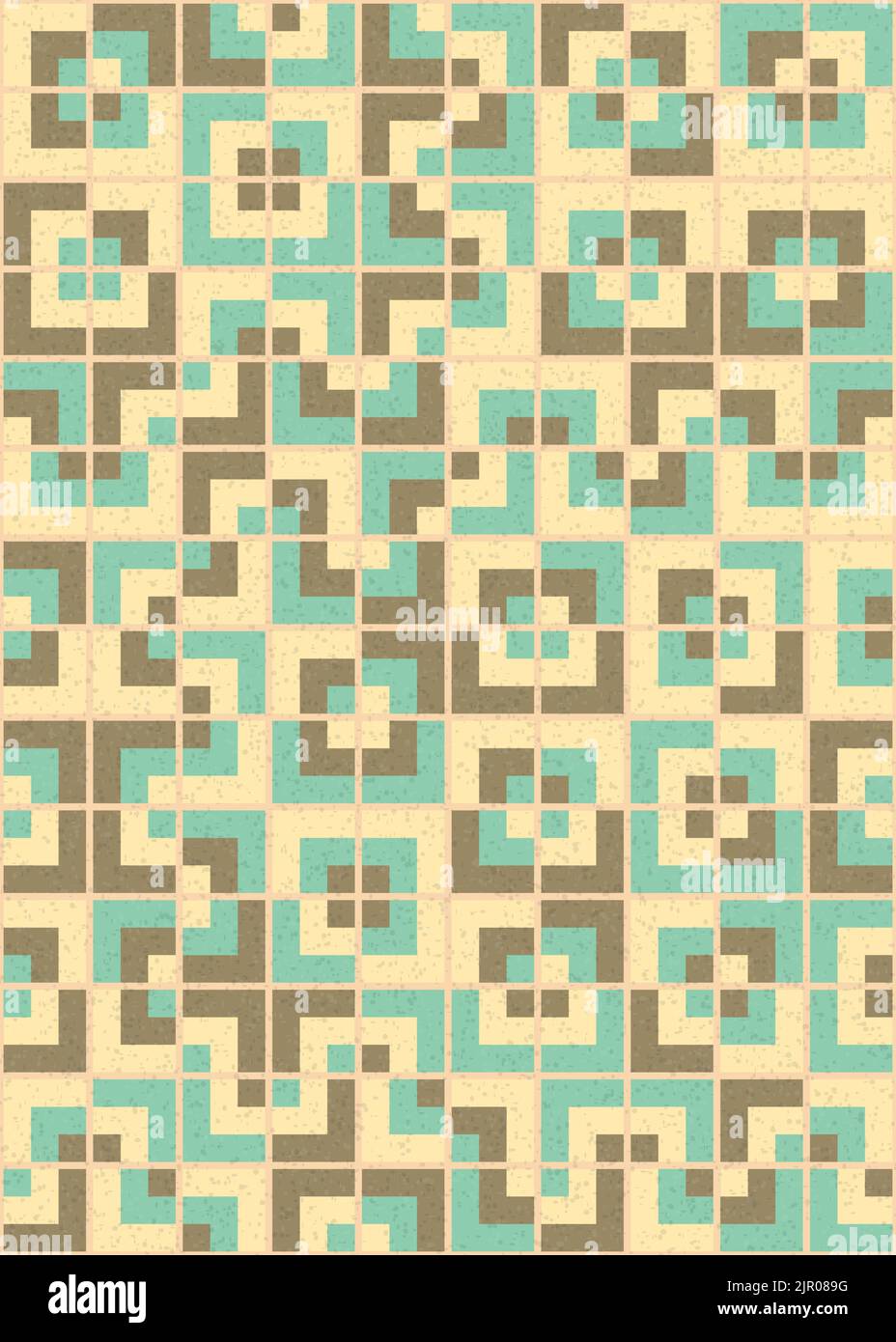 Abstract Geometrical generative computational art illustration Stock ...