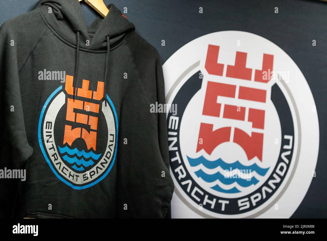 Berlin, Germany. 20th Aug, 2022. The logo of the team "Eintracht ...