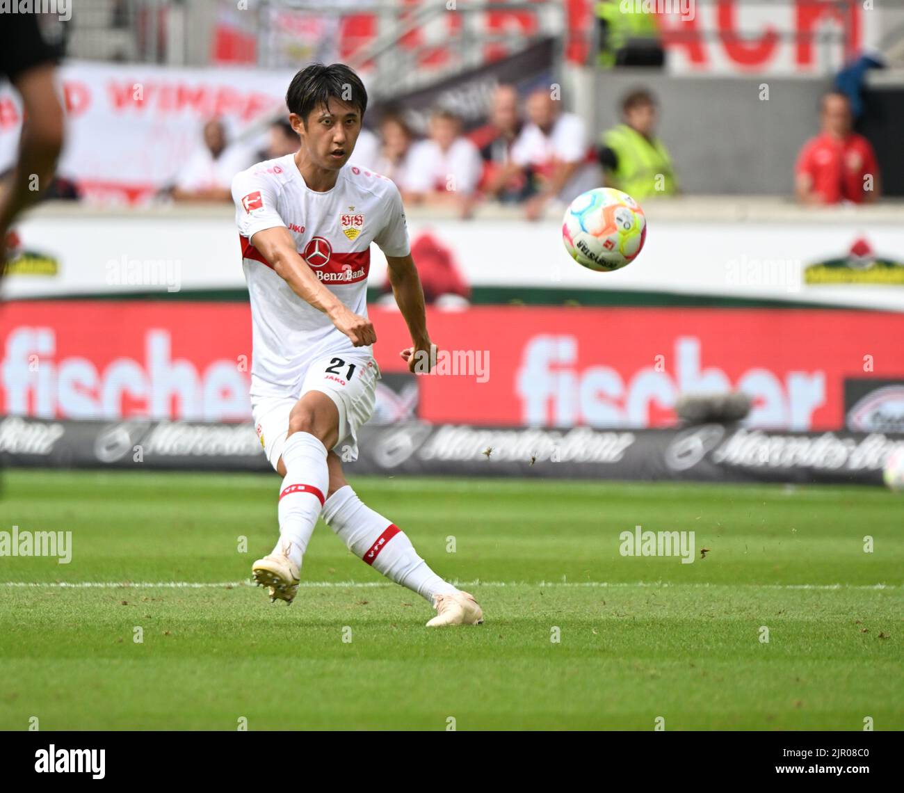 Stuttgart, Germany. 20th Aug, 2022. Soccer: Bundesliga, VfB Stuttgart - SC Freiburg, Matchday 3 ...