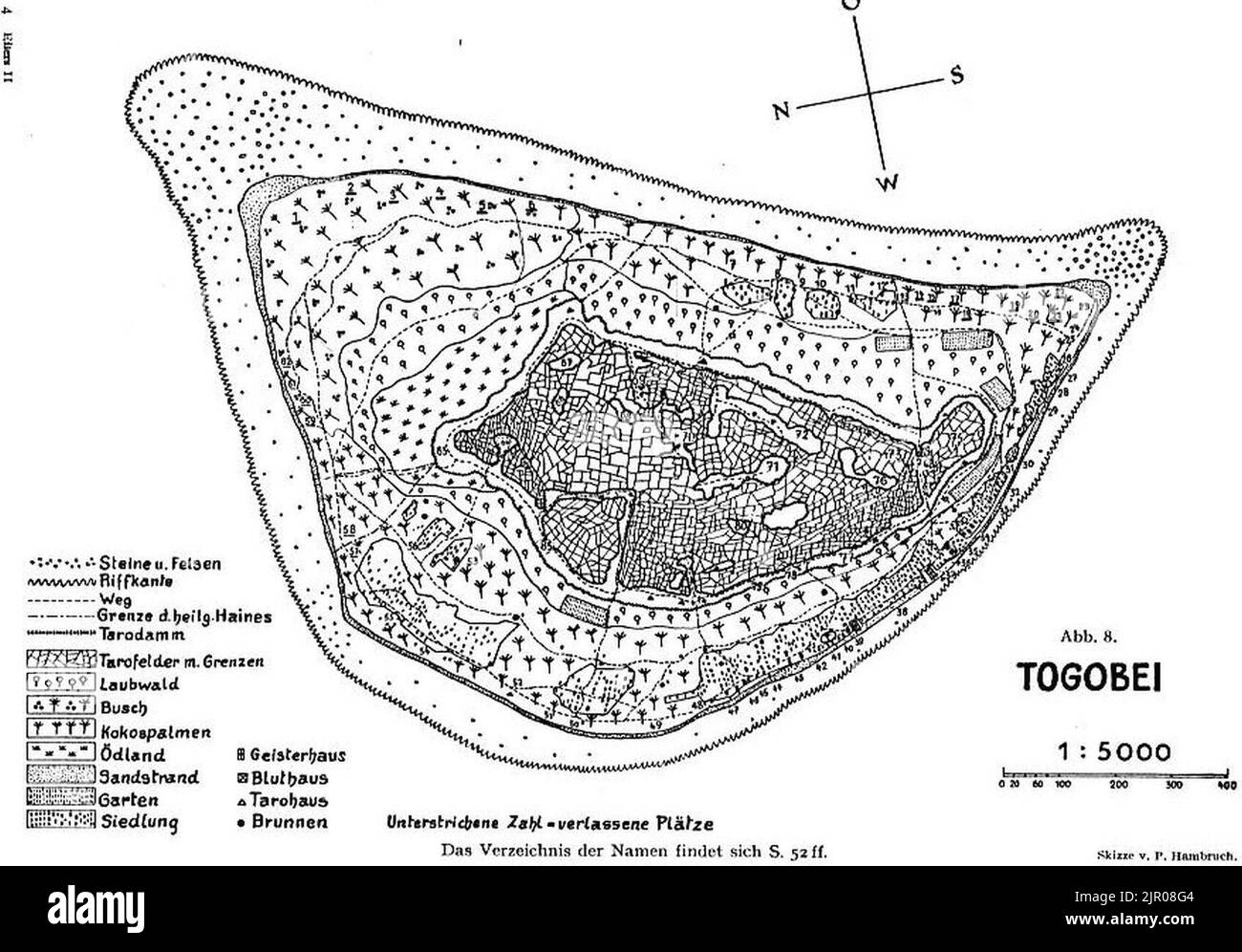 Tobi Island place name Stock Photo - Alamy