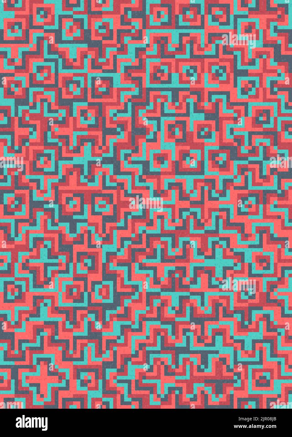 Abstract Geometrical generative computational art illustration Stock Vector Image & Art - Alamy