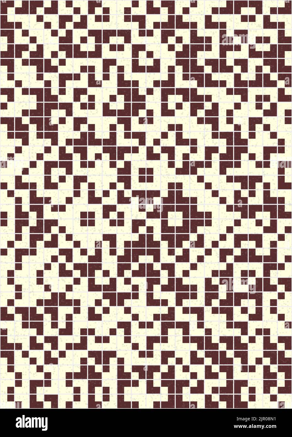 Abstract Geometrical generative computational art illustration Stock ...