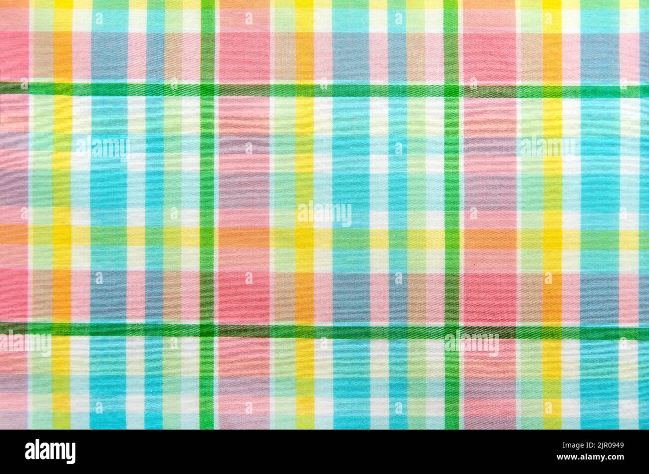 Fabric.Checkered fabric. Checkered pattern on fabric of different ...