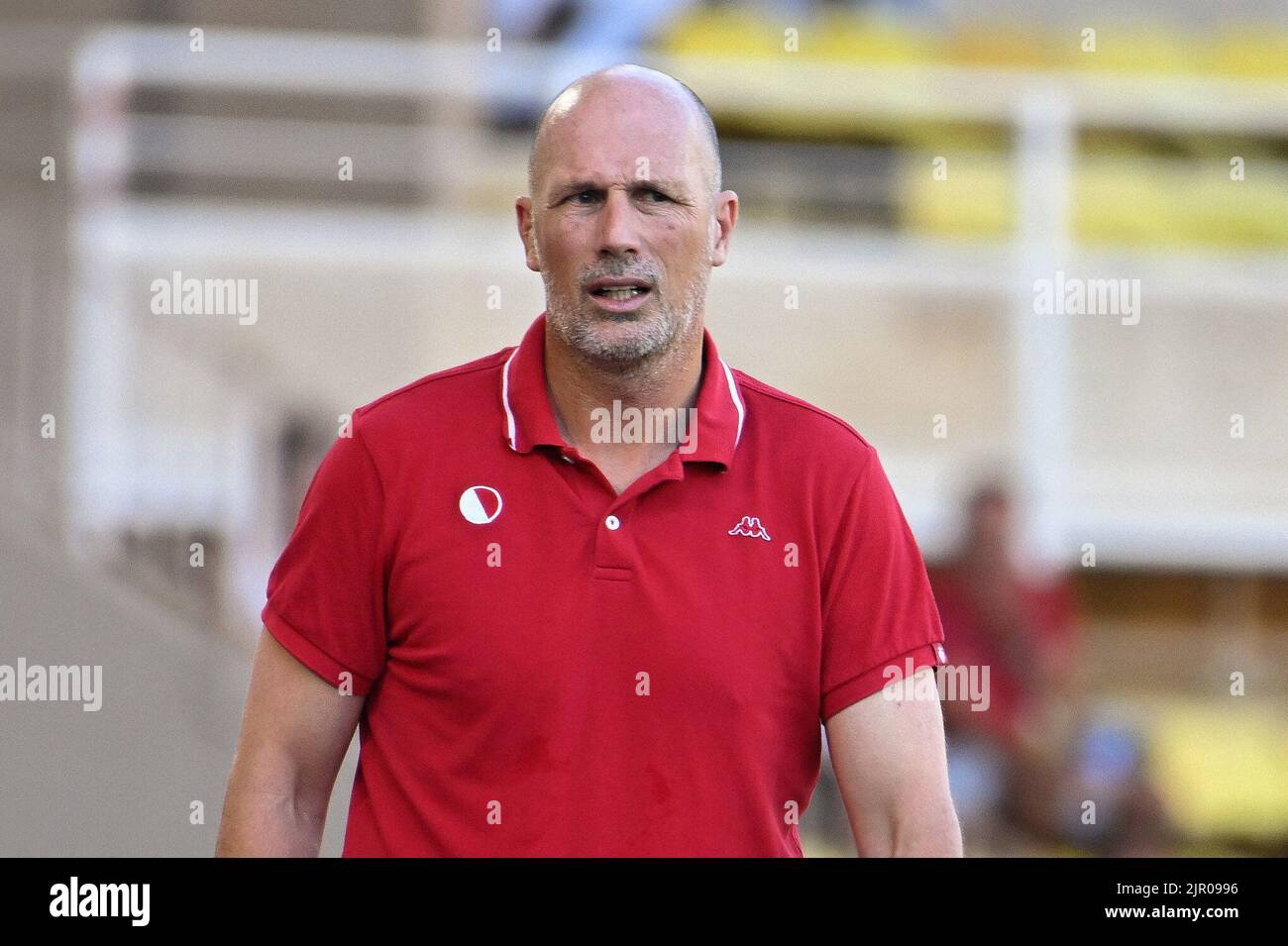 Philippe Clement - Ligue 1 Monaco v Lens in Monaco on August 20, 2022 ...