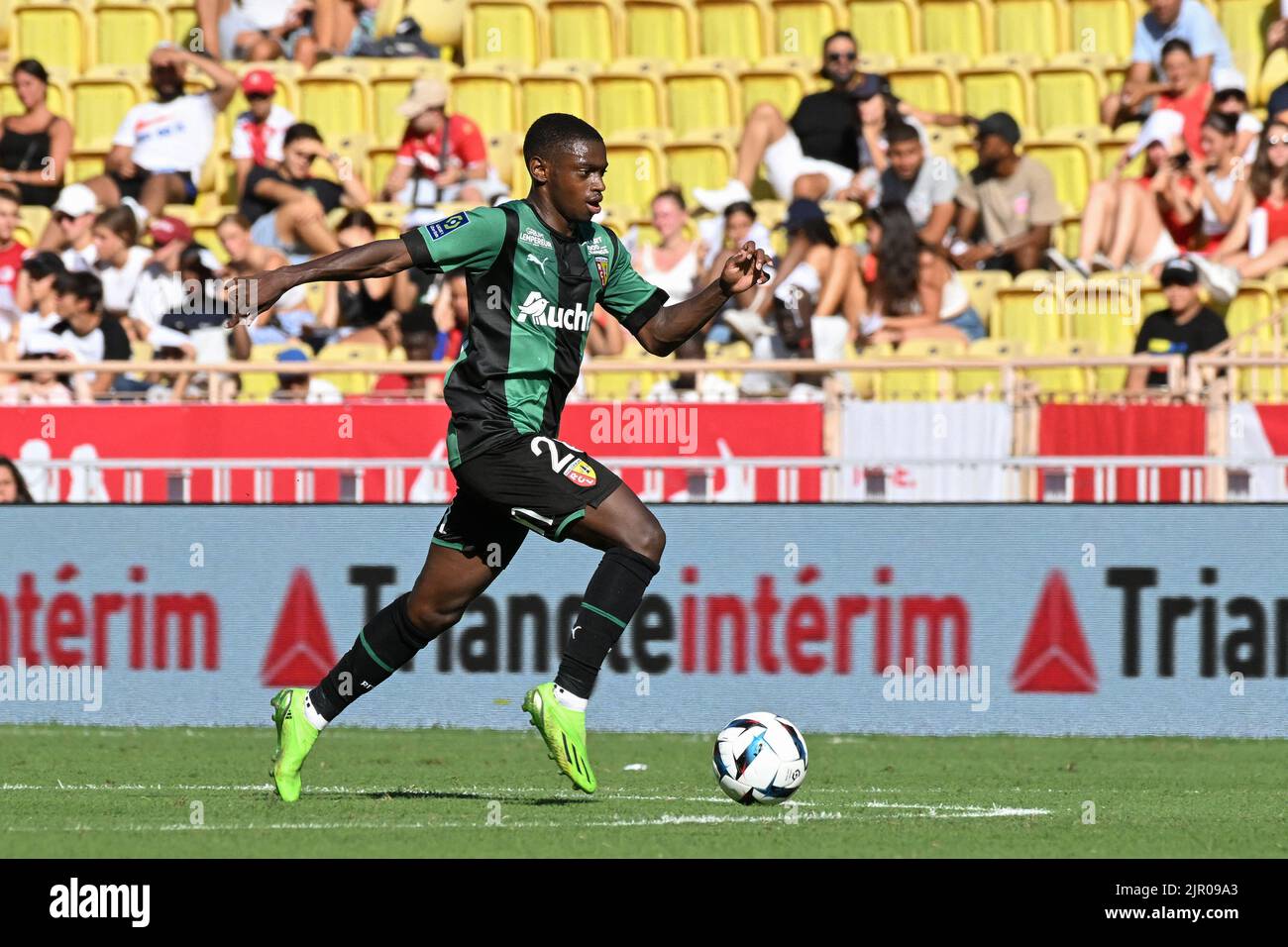 Ligue 1 Monaco v Lens in Monaco on August 20, 2022. Photo by Lionel ...