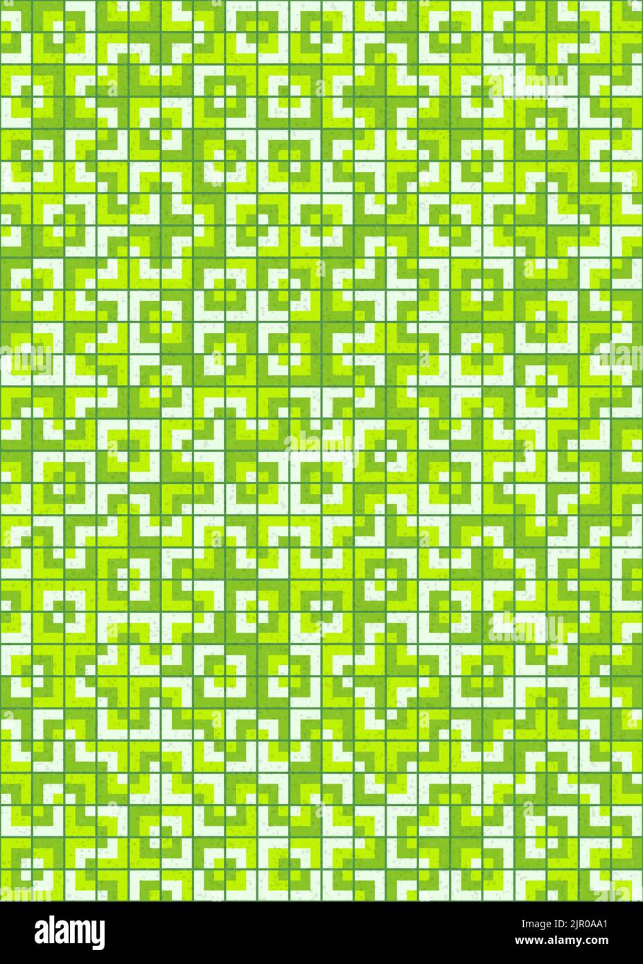 Abstract Geometrical generative computational art illustration Stock ...