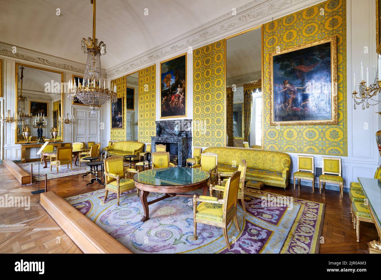 The Palace of Versailles. Paris France. The Grand Trianon Stock Photo ...