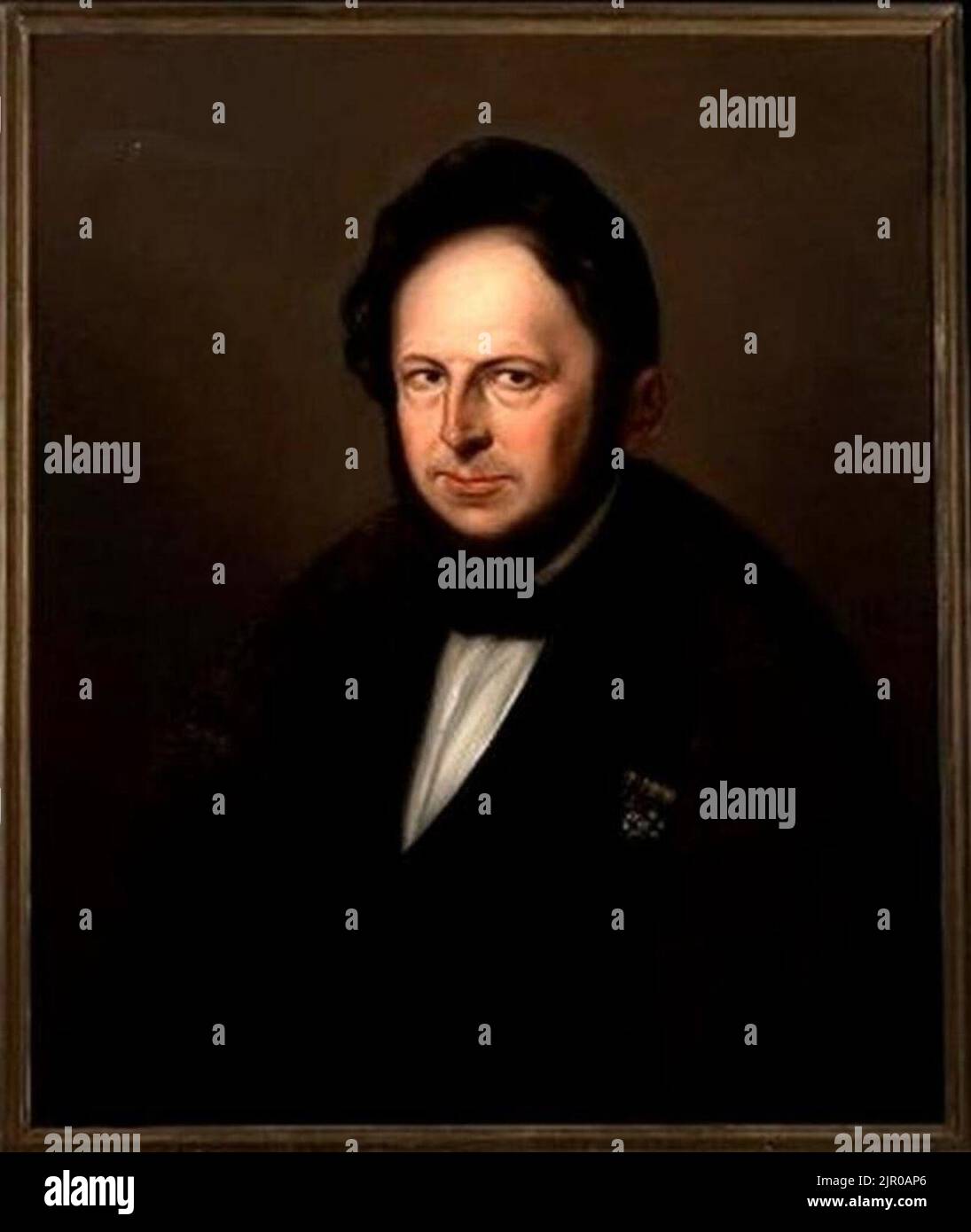 Toegeschreven aan Cornelis Hendrik van Amerom - Portret van Albert Otto ...