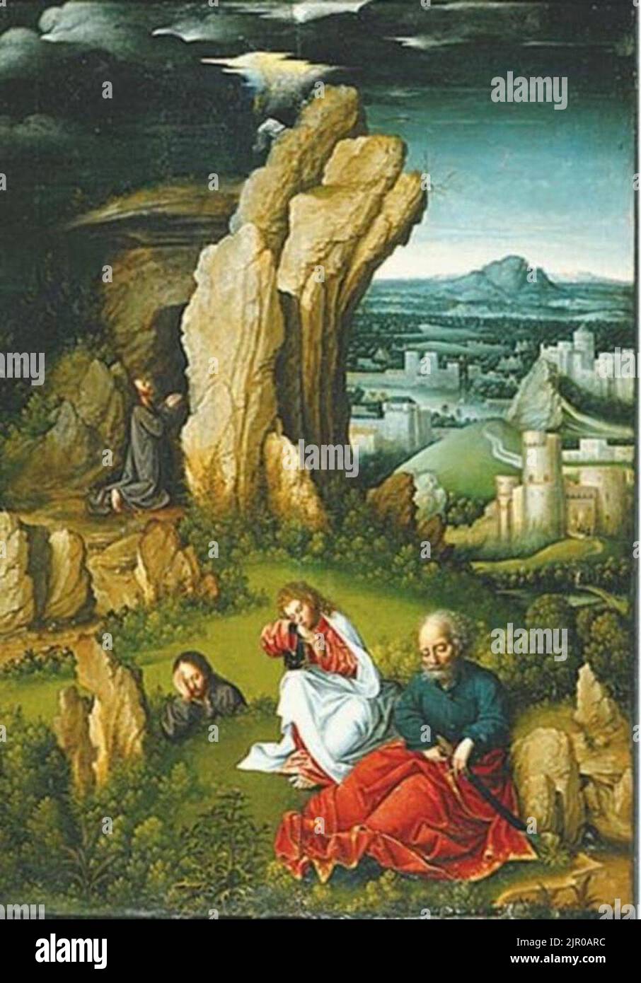 De Passie Van Christus Poster LE CHRIST AU JARDIN DES OLIVIERS Stock