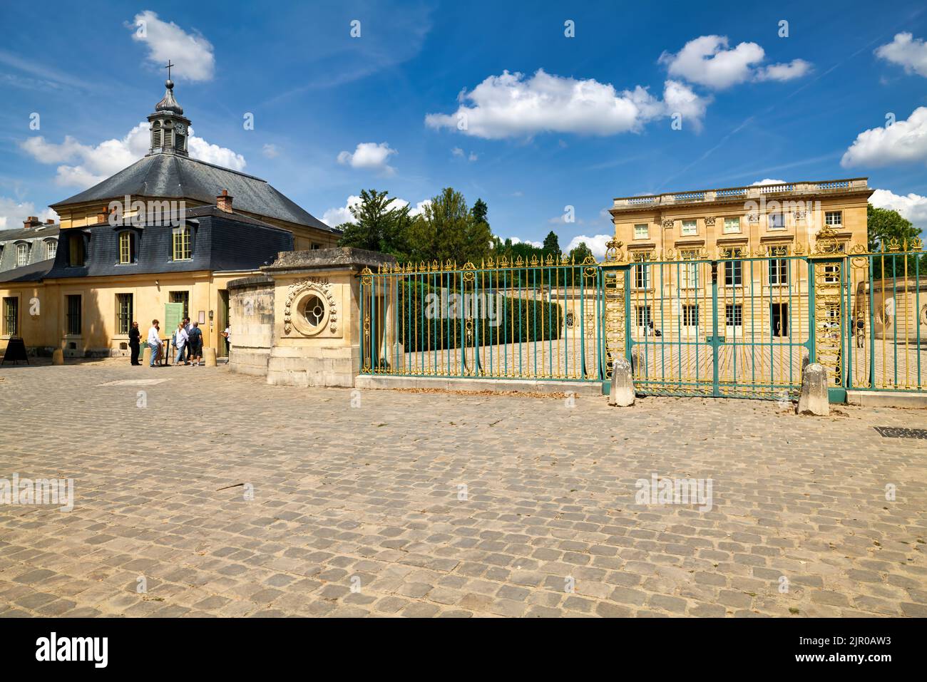 The Palace of Versailles. Paris France. The Petit Trianon Stock Photo ...