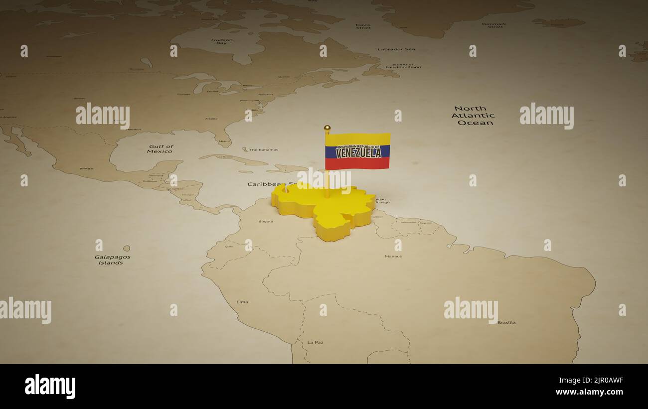 Social media post template design for Venezuela independence day. 3D ...