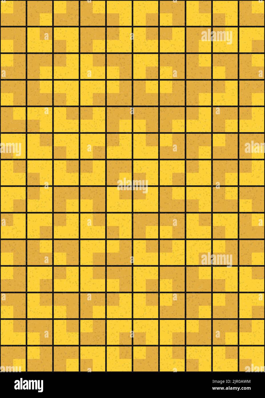 Abstract Geometrical generative computational art illustration Stock ...