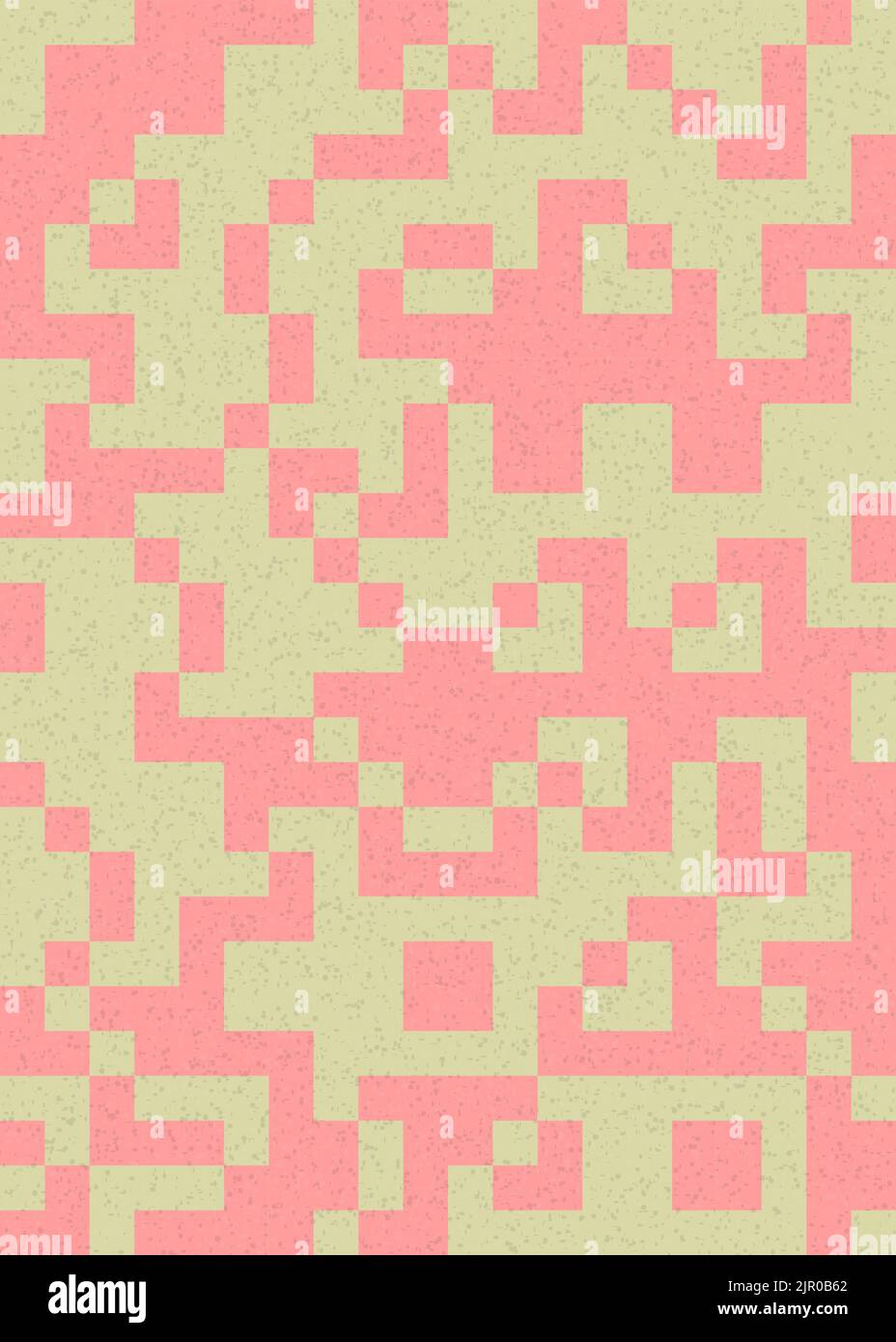 Abstract Geometrical generative computational art illustration Stock ...