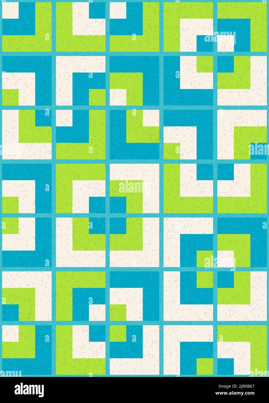 Abstract Geometrical generative computational art illustration Stock ...