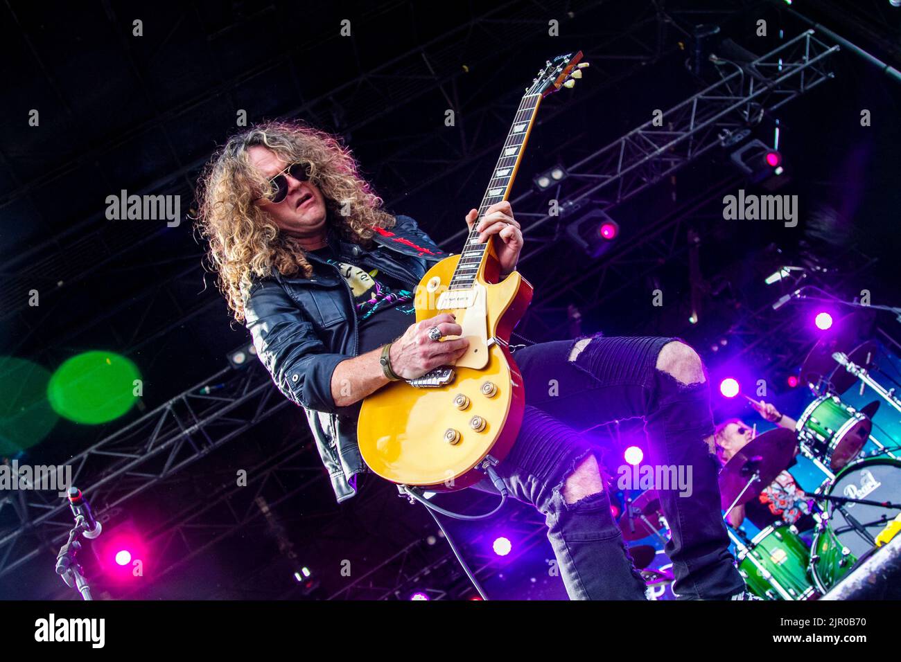 Lead Guitarist for Lee Aaron, Sean Kelly performs at the Together Again ...