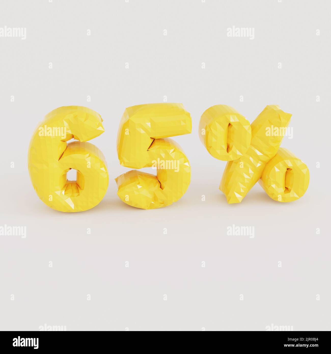 65 percent on white background hi-res stock photography and images - Alamy