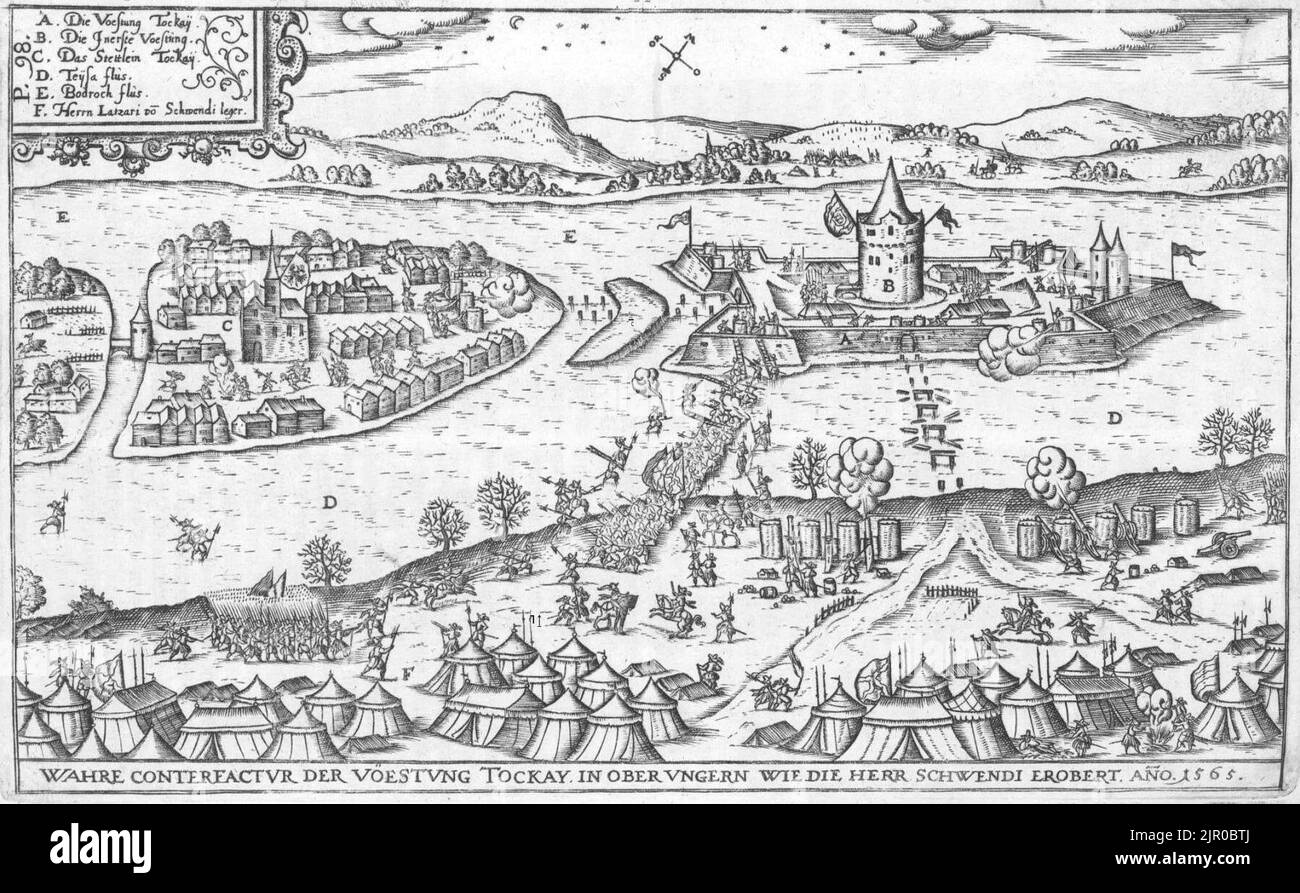 Tokaj bevétele 1565 Stock Photo - Alamy